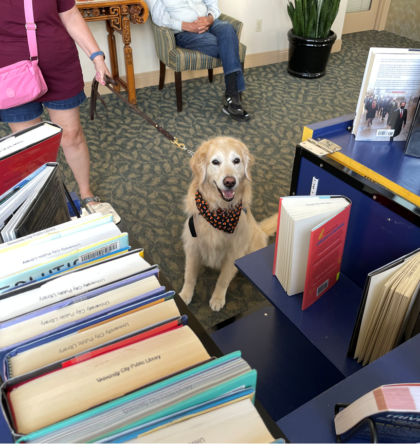 Book Bike Visit at U. City Farmer’s Market – University City Public Library