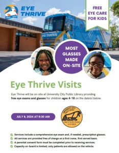 Eye Thrive Mobile Vision Clinic – University City Public Library