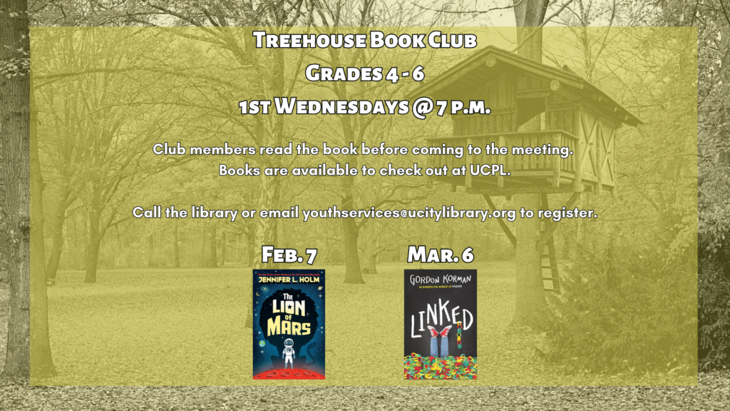 Book Clubs for Kids – University City Public Library